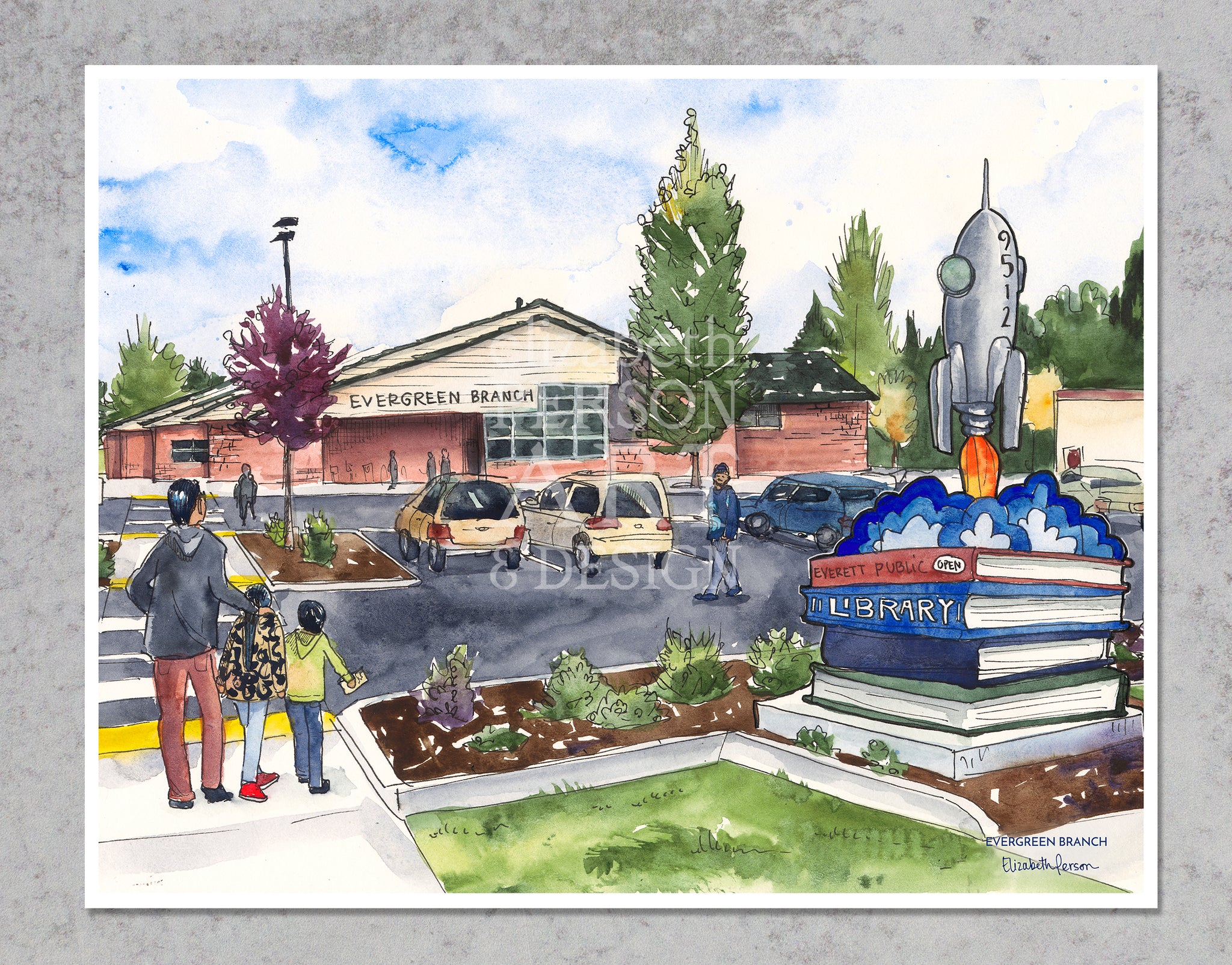 Sketchy Everett – Elizabeth Person Art